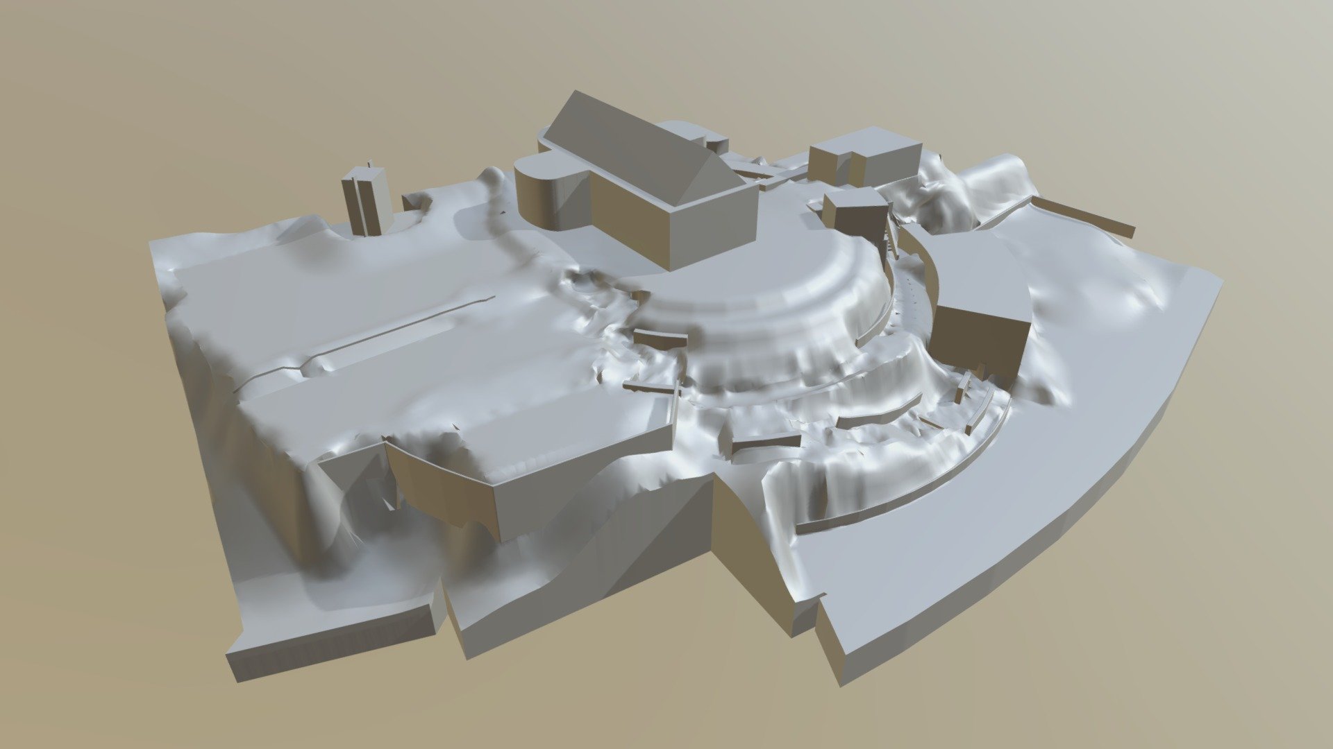 Maquette 3D - 3D model by vincent.depussay [d228e60] - Sketchfab