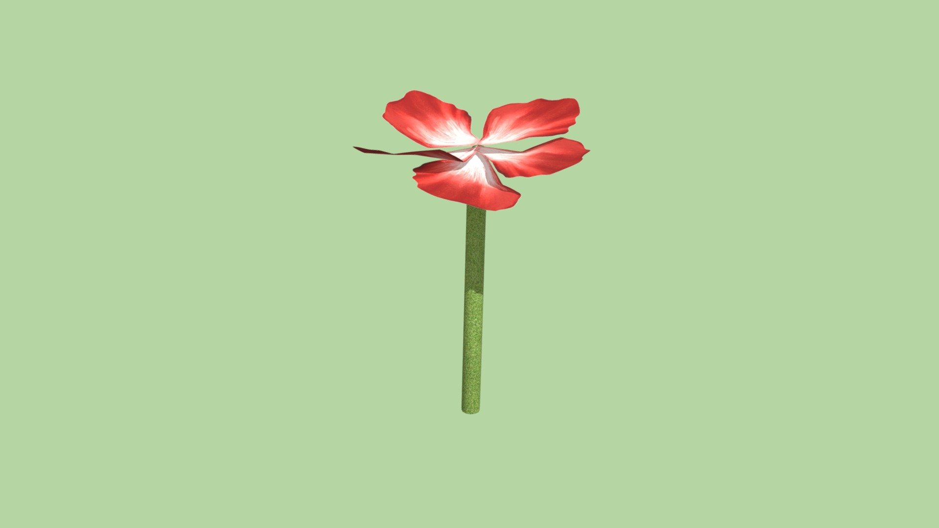 'Flower with texture' - 3D model by AxolotLOL [d22a798] - Sketchfab