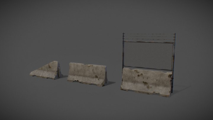 Barricade 3D models - Sketchfab
