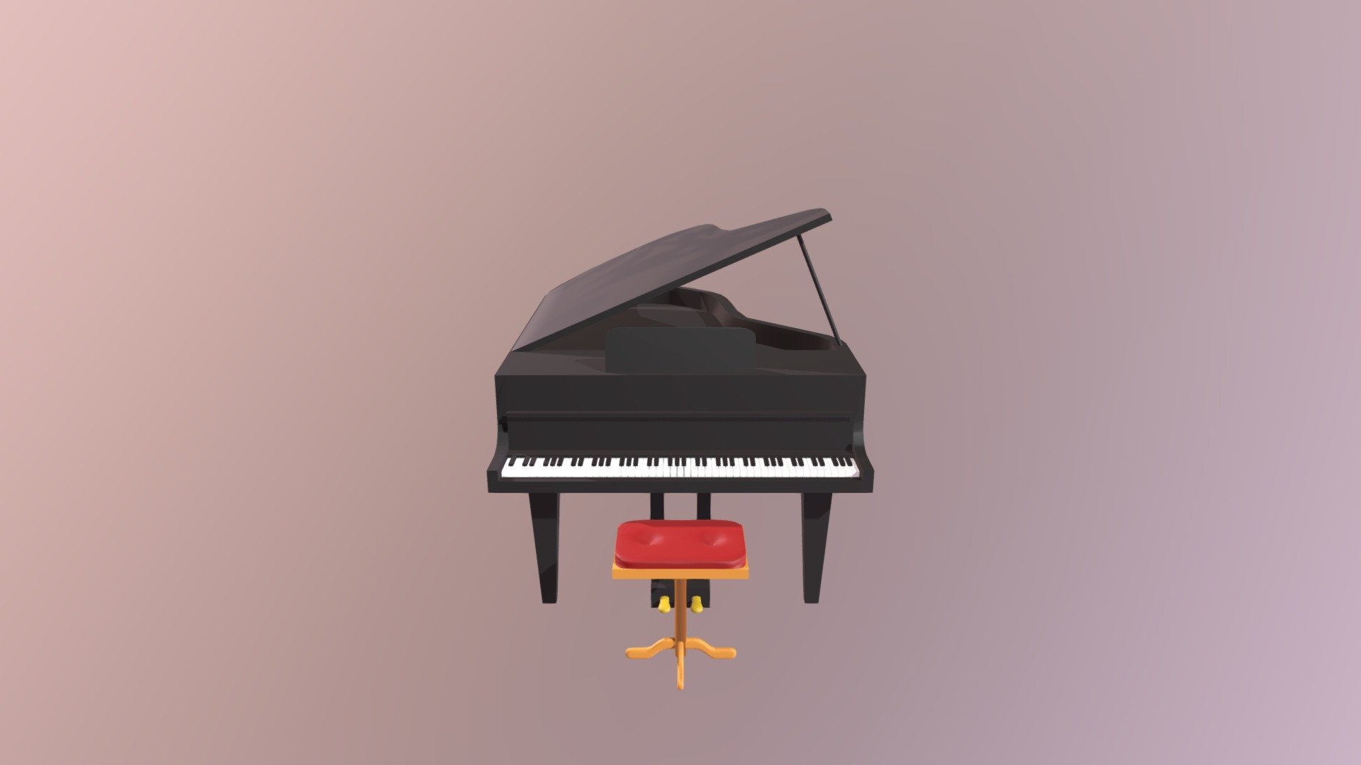 Piano - 3D model by Memila [d22cb3a] - Sketchfab