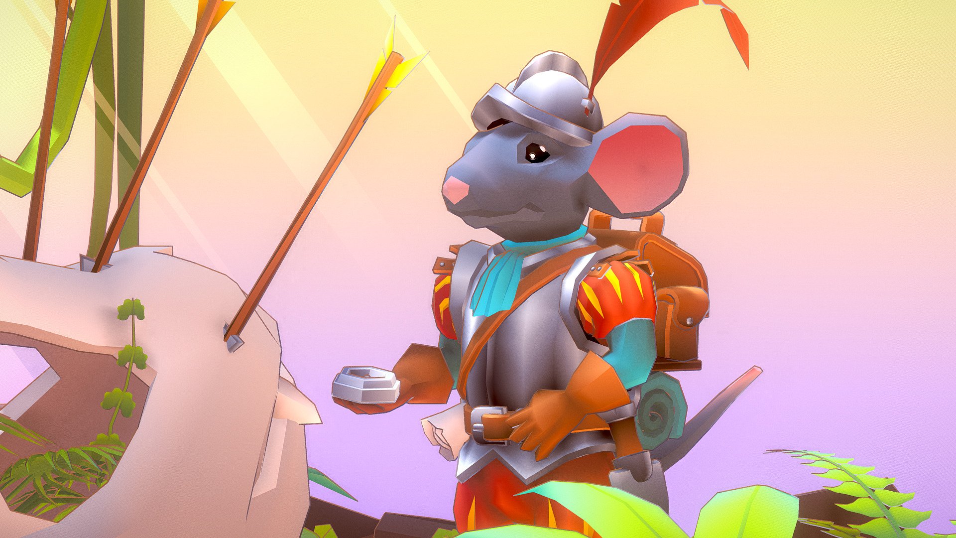 Gradient Mouse - 3D model by Sebastian Irmer (@.sebastian.) [d22d0e2 ...