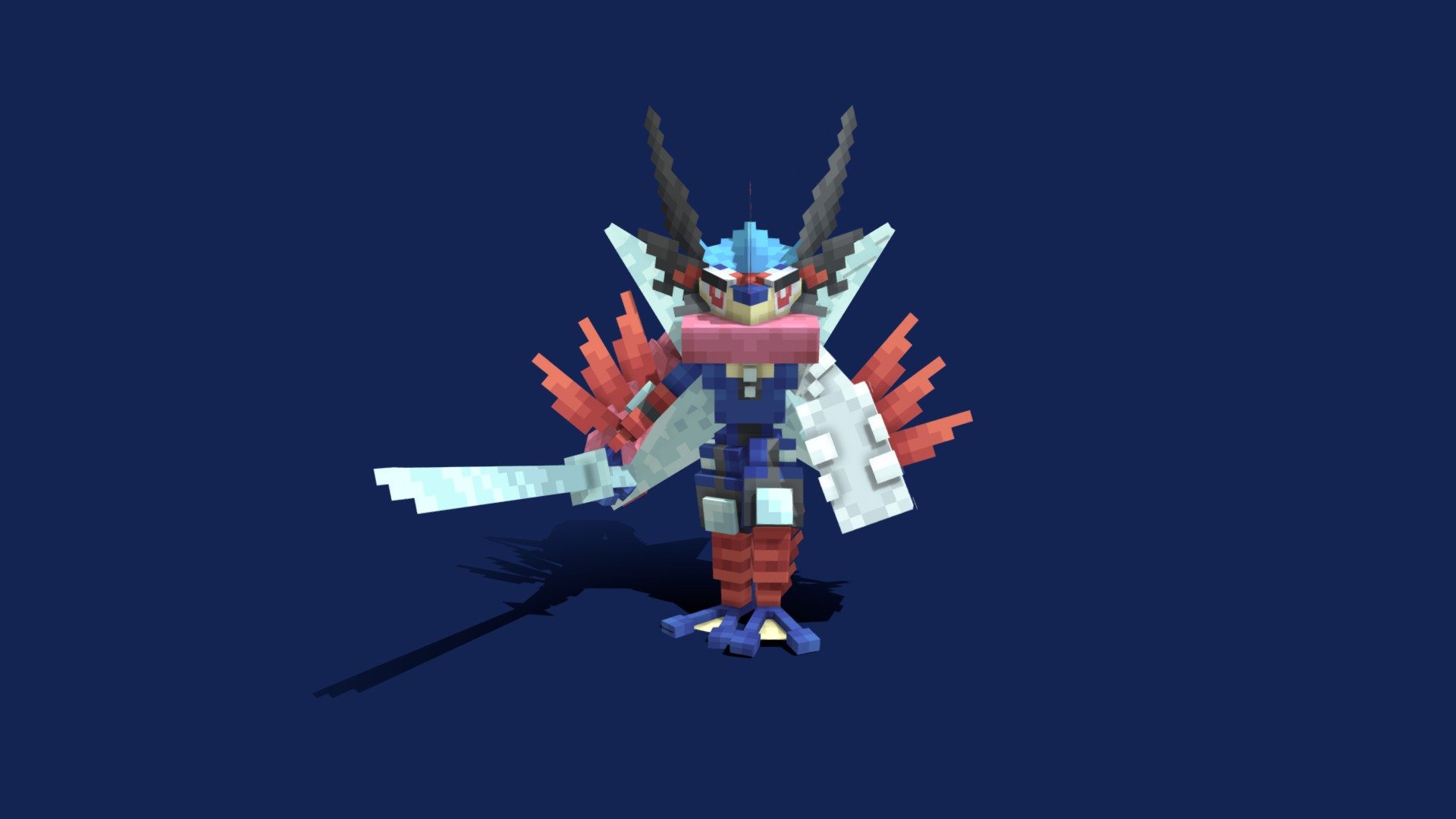 Ashgreninja - Cobblemon - 3D model by Acesky [d22e8e3] - Sketchfab