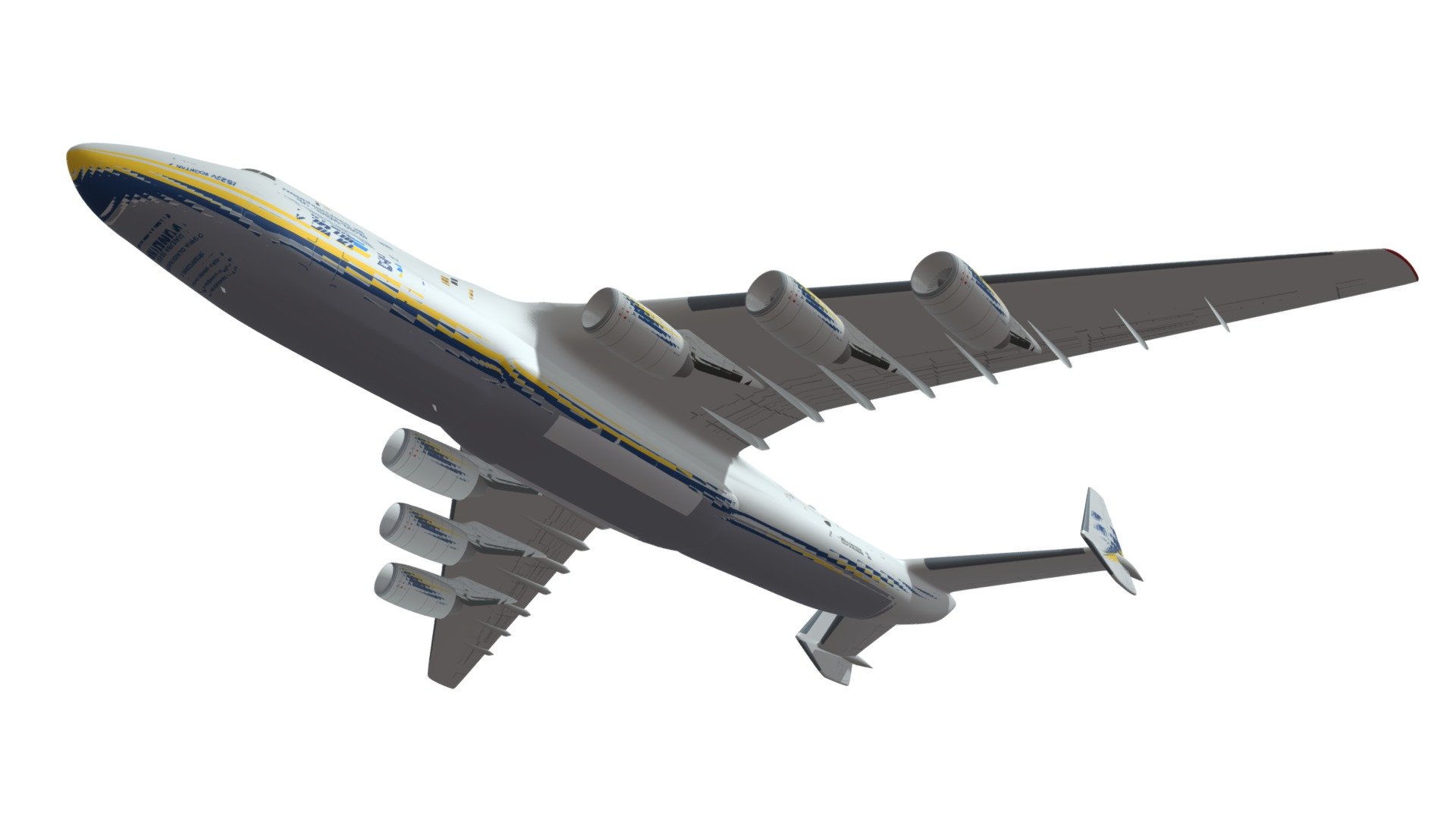 Antonov An-225 Mriya Aerial - Buy Royalty Free 3D model by 3DHorse ...