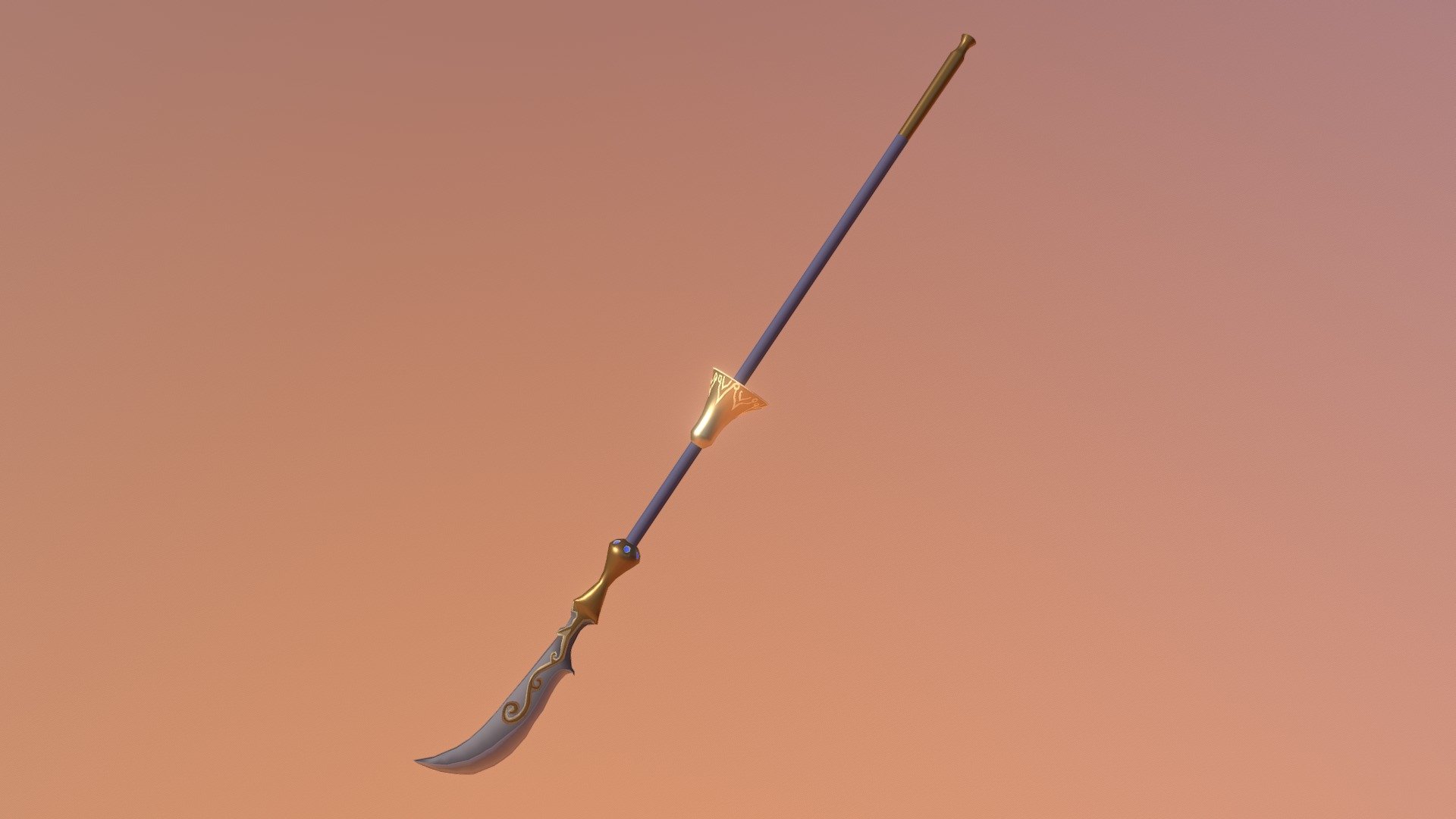 Fancy Glaive - 3D model by Kay (@Kays_3D) [d22f78f] - Sketchfab