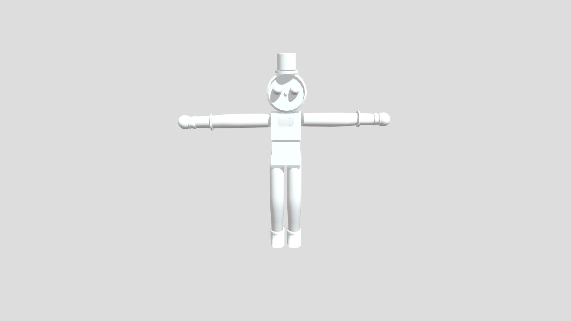 T- Pose (2) - 3D model by Clock (@Clockstudio) [d22f7a4] - Sketchfab
