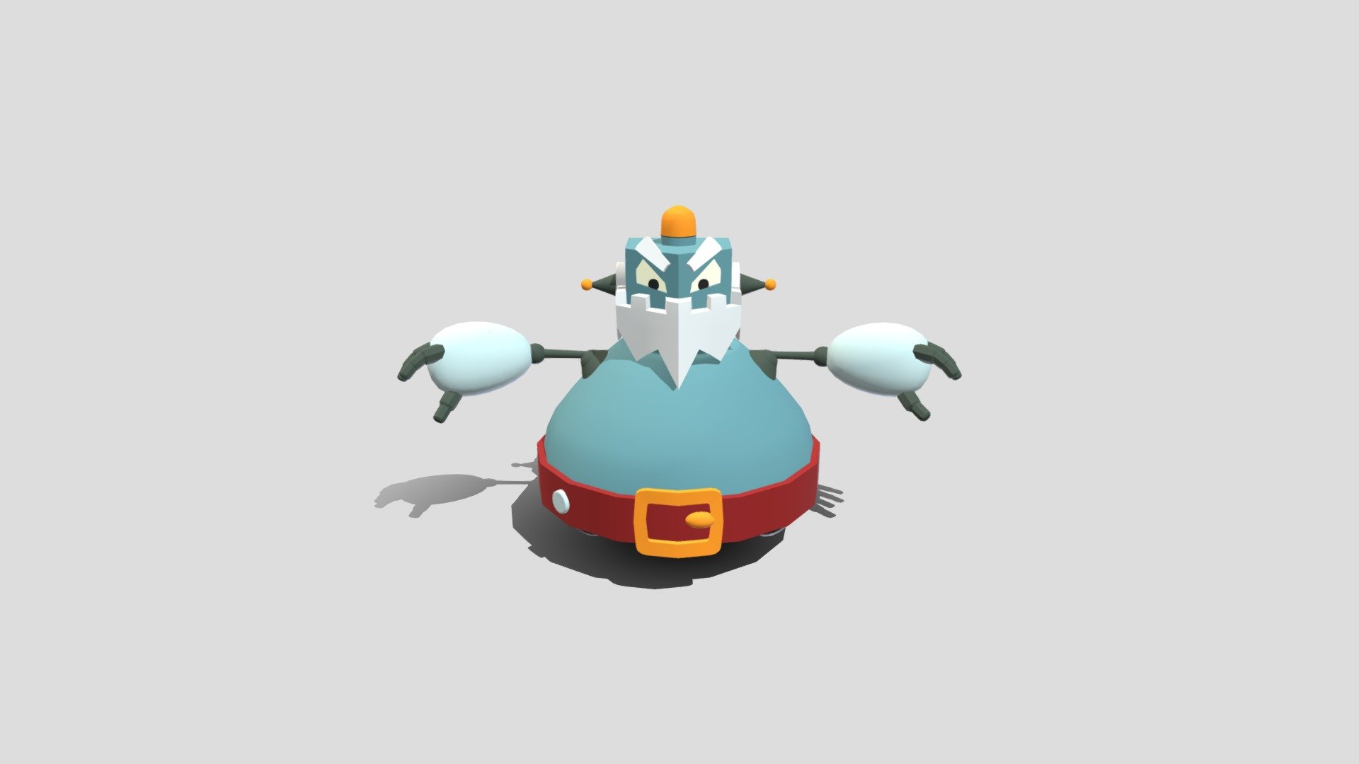 Santa-Bot - 3D model by EliasRichter [d231b99] - Sketchfab