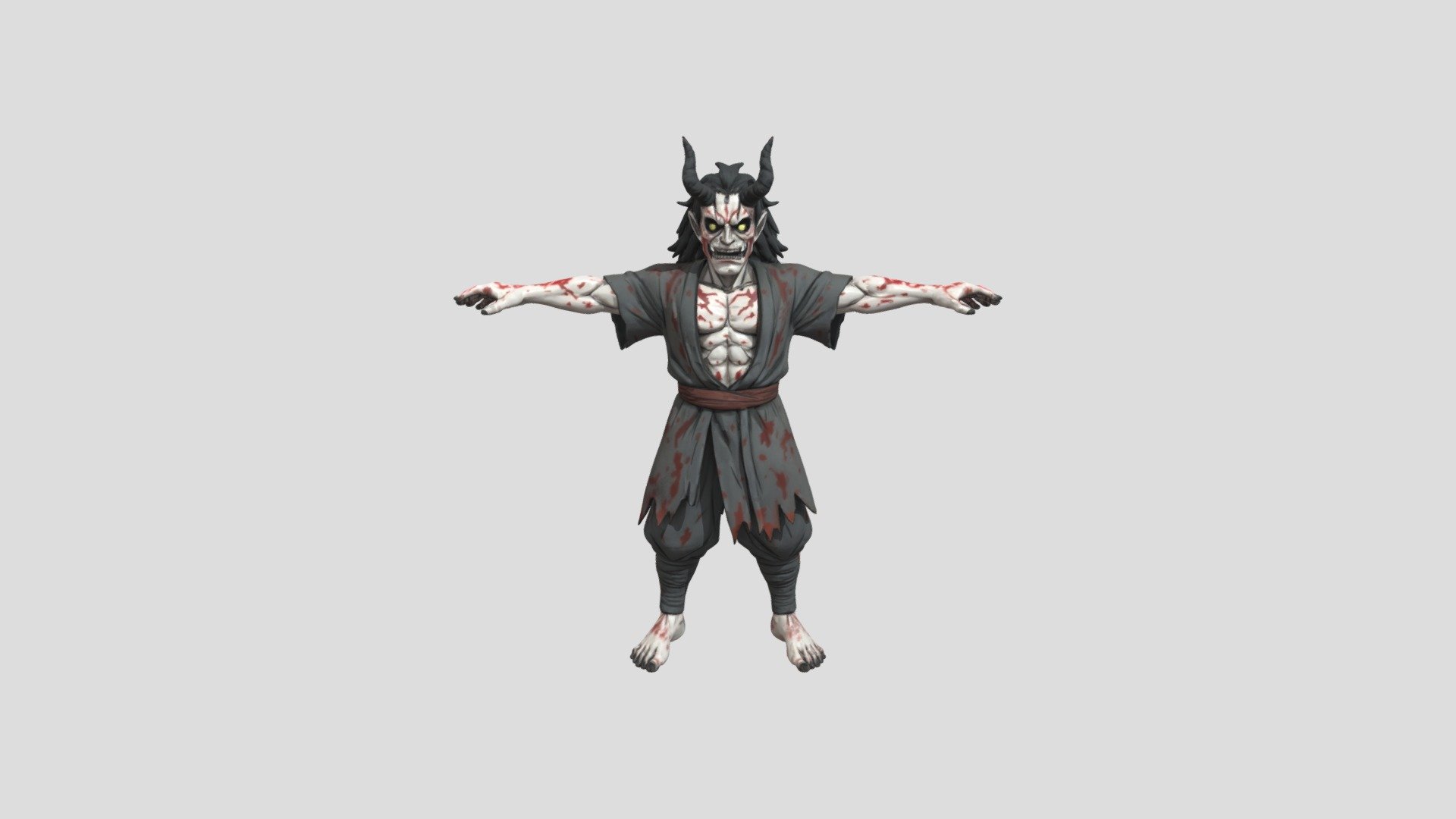 Demon slayer demon - Download Free 3D model by HINDIDUBVERSE ...