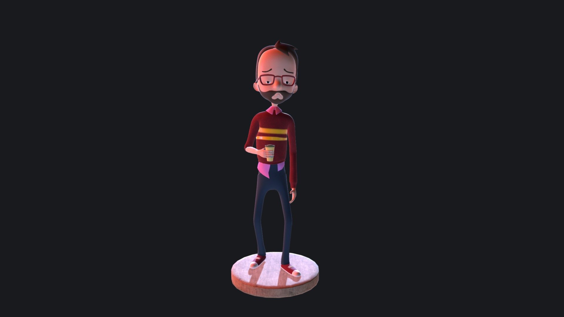 Lazy Man - 3D model by Dwi Widodo (@kidzt) [d233bd6] - Sketchfab