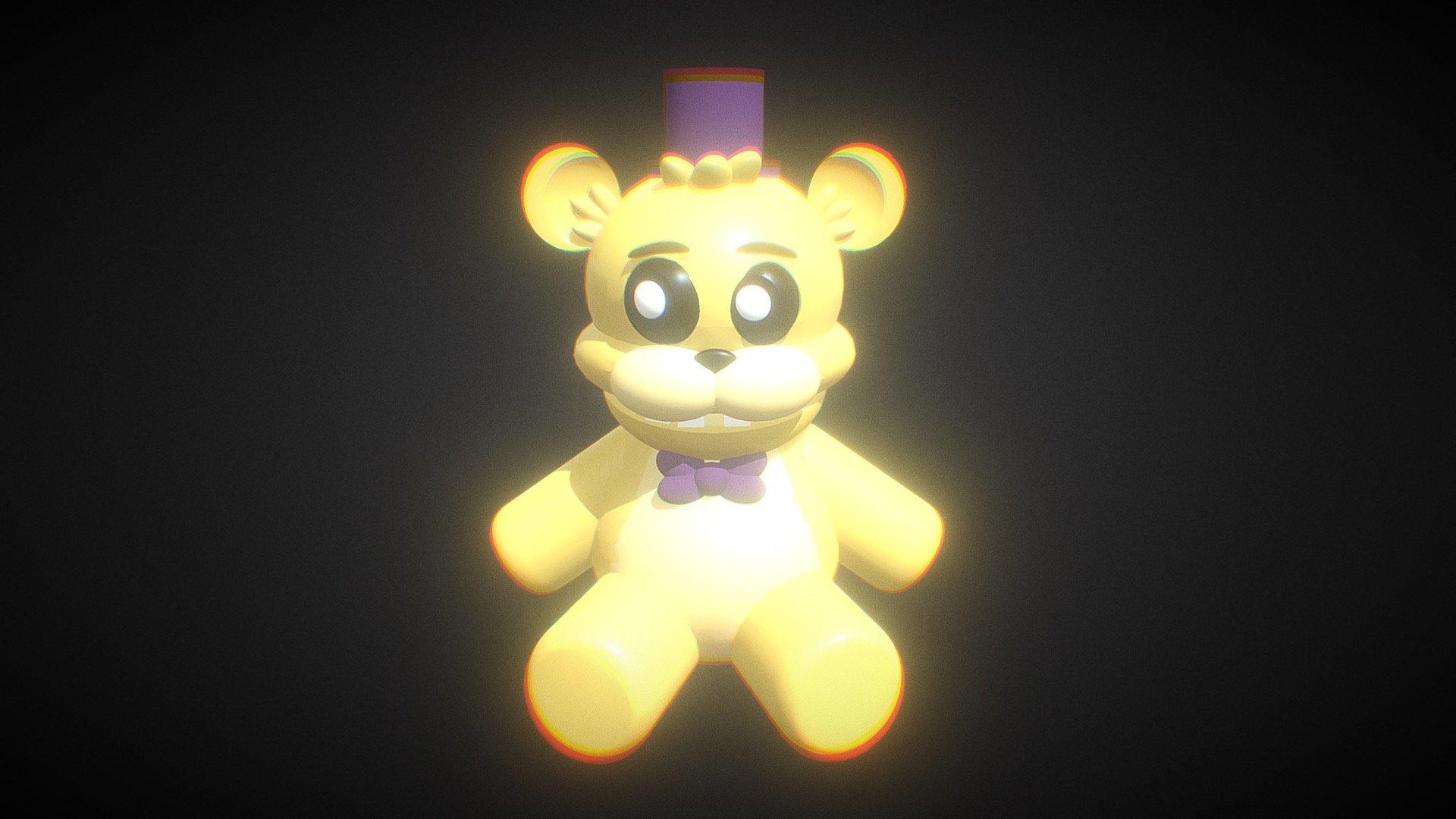 Fredbear Plush (Tinkercad Model) - 3D model by FreddyFazbear (@Mwolf101) [d234b01] - Sketchfab
