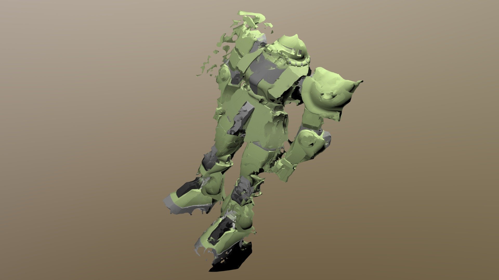 Zaku2 (3DF Zephyr) - 3D model by hou_sou_shi [d234b90] - Sketchfab