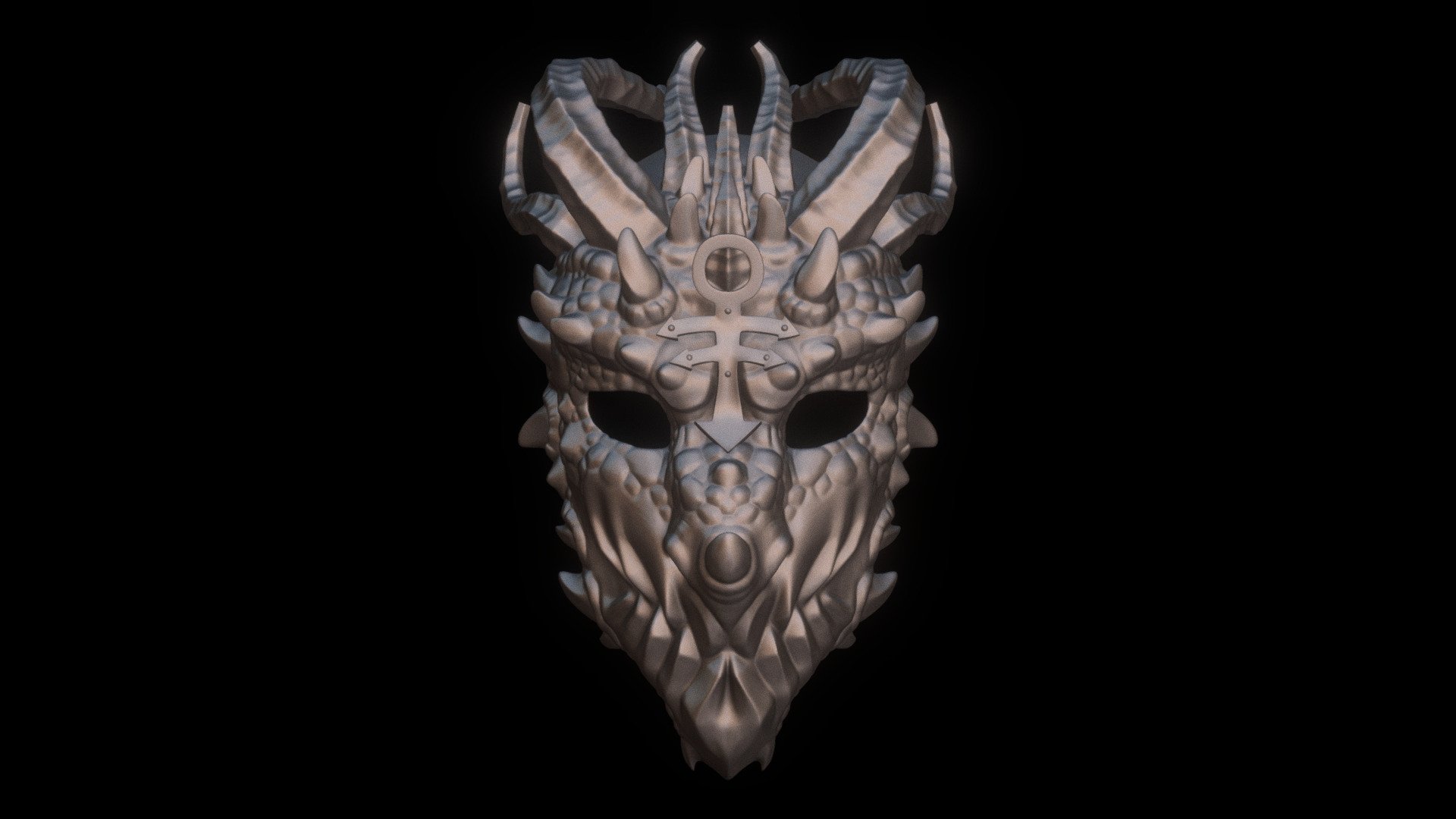 Printable Custom Dragon Mask - 3D model by SonicVisual [d23517f ...