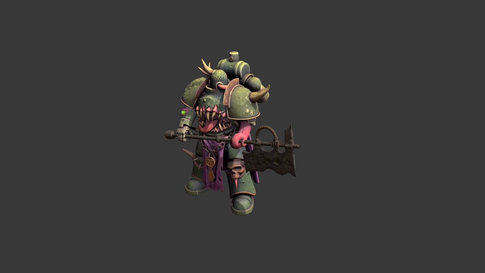 Plague Marine - 3D model by JcMendoza [d236d65] - Sketchfab