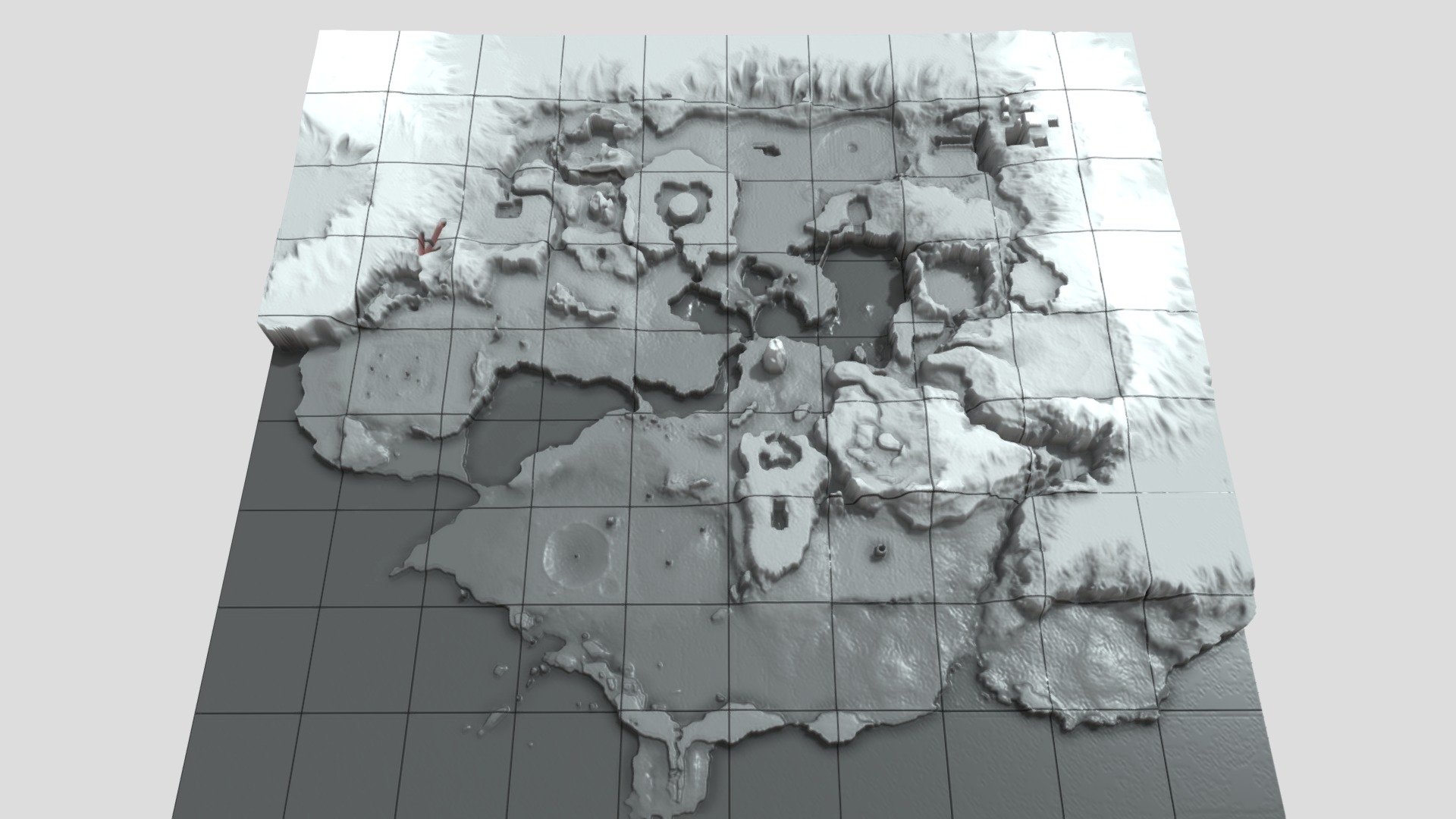 original map 24 colossi shadow of the colossus - 3D model by alenmalen ...