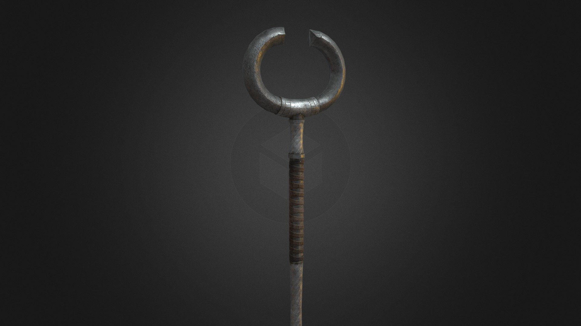 Iron staff - 3D model by tolermartin [d239538] - Sketchfab