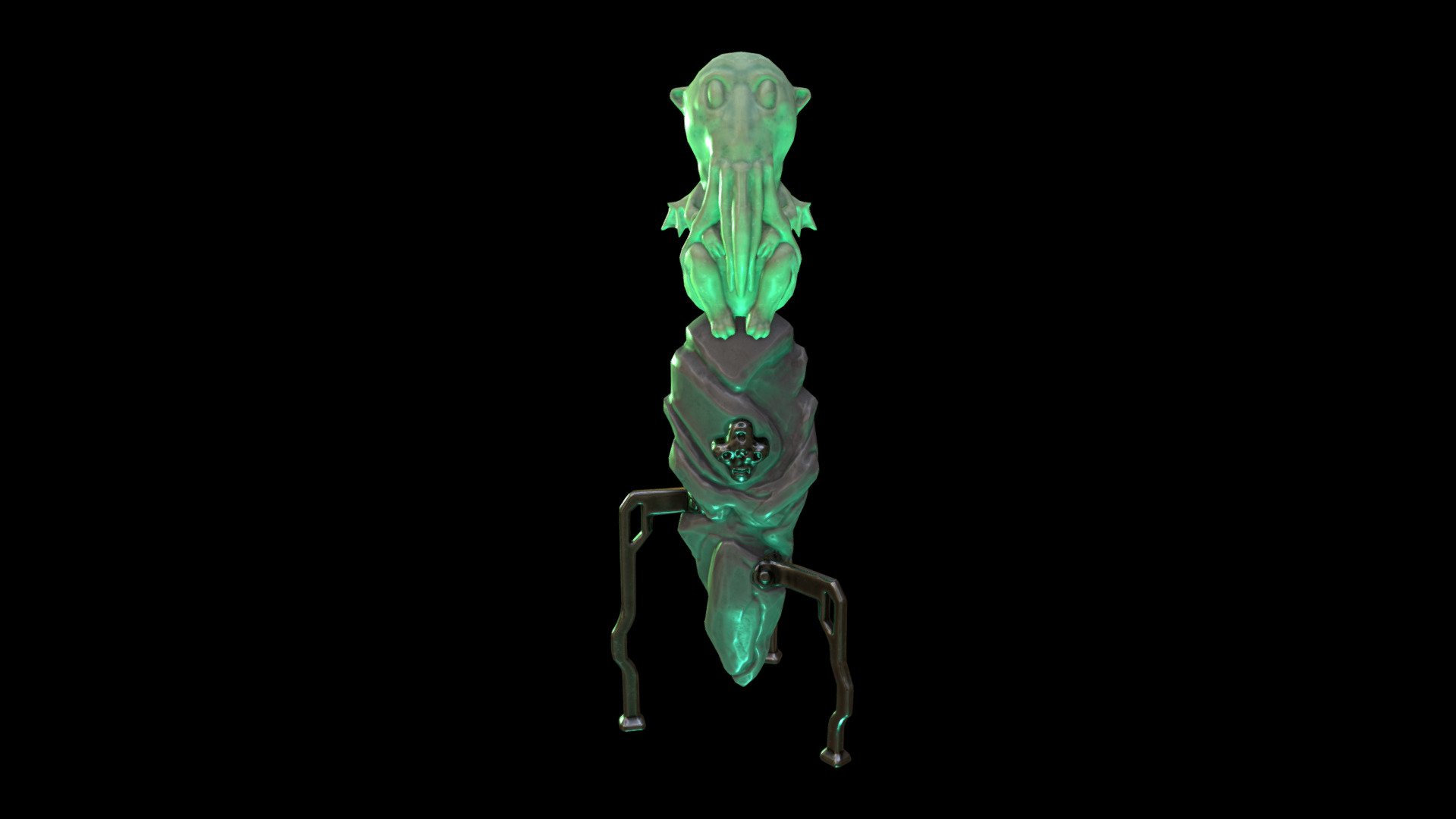 Monster statue - 3D model by Yzzo163 [d239db0] - Sketchfab