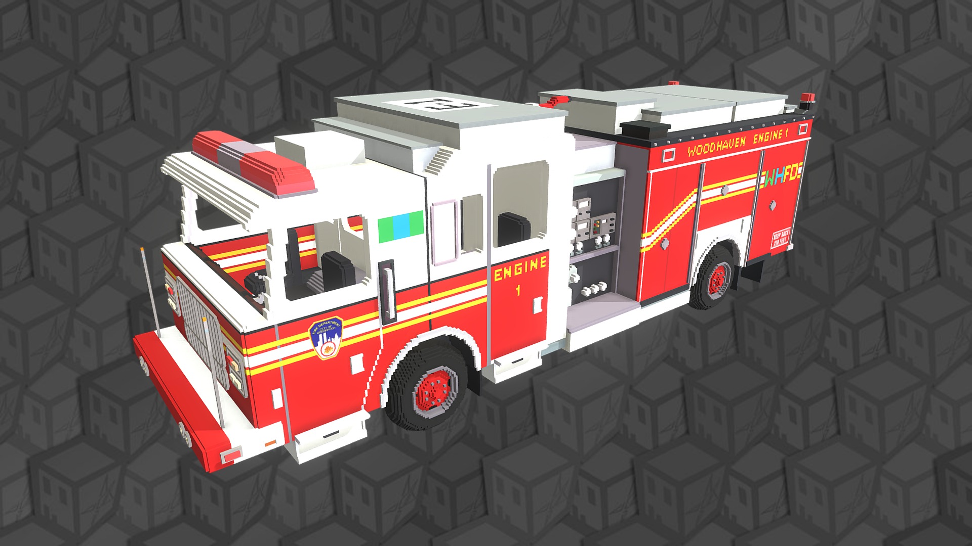 fire_engine_pumper - 128 bits - 3D model by zachrywilsn | nullblox ...