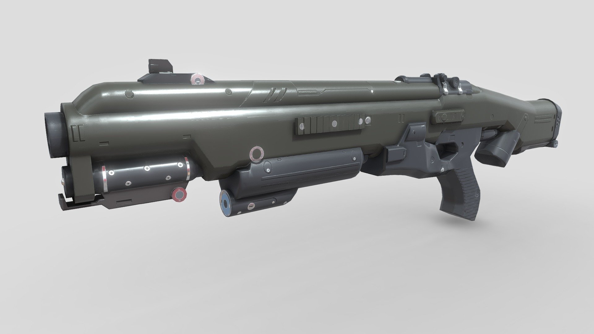 Gun - 3D model by fetuschan [d23a279] - Sketchfab
