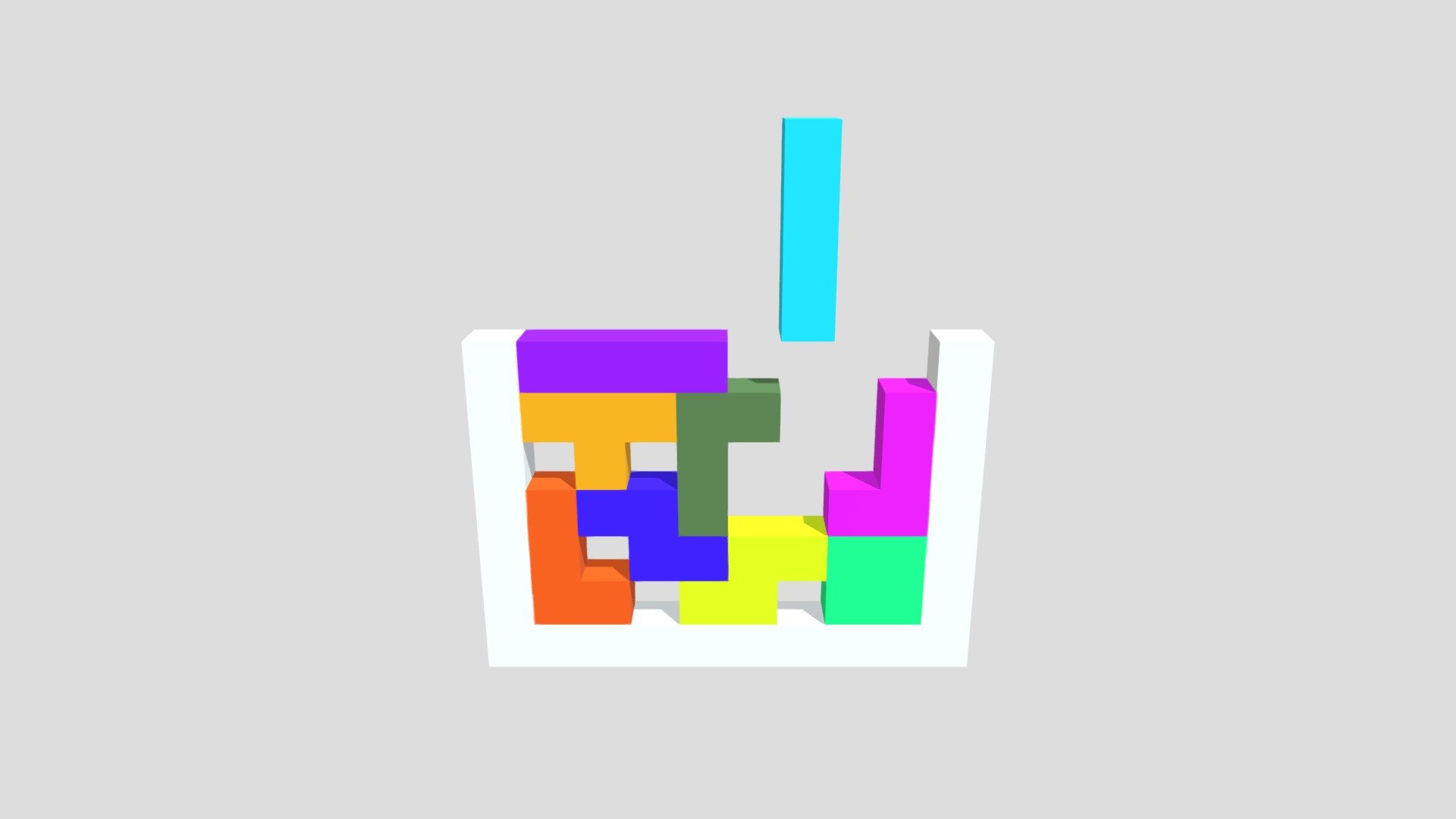 Tetris - Download Free 3D model by f0xthef0x [d23af2a] - Sketchfab