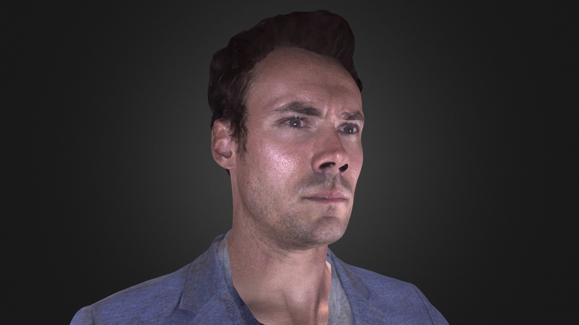 Full body scan of me in a blue suit - 3D model by Lycortas [d23afd8 ...