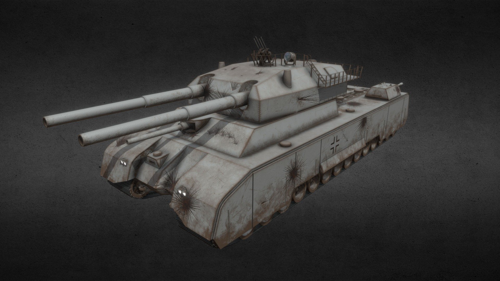 Landkreuzer P-1000 „Ratte“ - 3D model by TheKingJo (@theonlykingjo ...