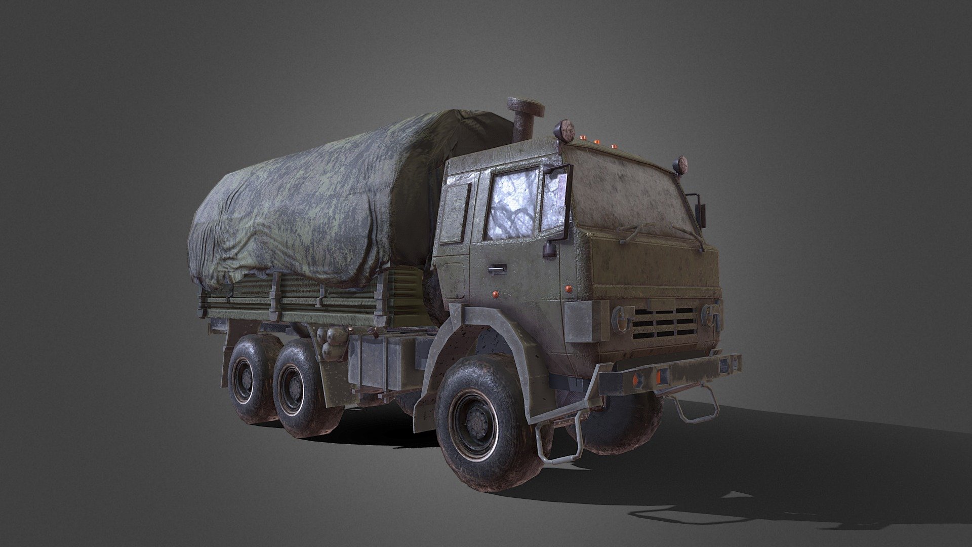 Kamaz Truck - Buy Royalty Free 3D model by lynett [d23c857] - Sketchfab ...