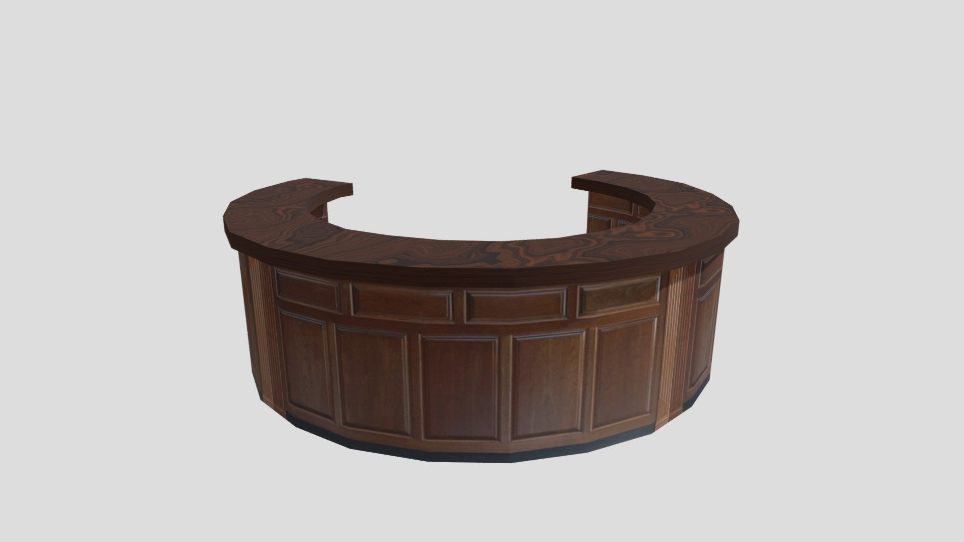 Reception Desk - Download Free 3D model by Yvonne DeBandi (@yvonne ...