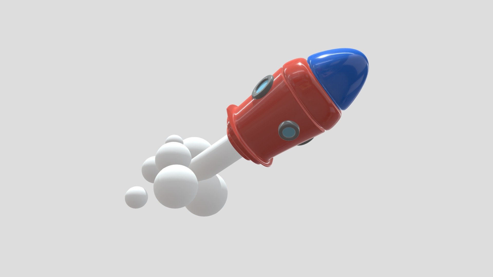 The-rocket-flies - 3D model by nadica.mihajlovic.nm [d23eac6] - Sketchfab