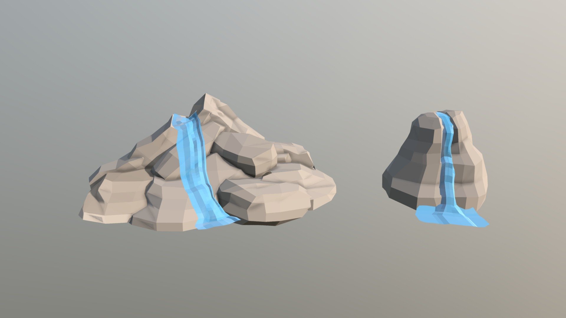 Low poly Mountains - 3D model by KarimFatatry [d24042e] - Sketchfab