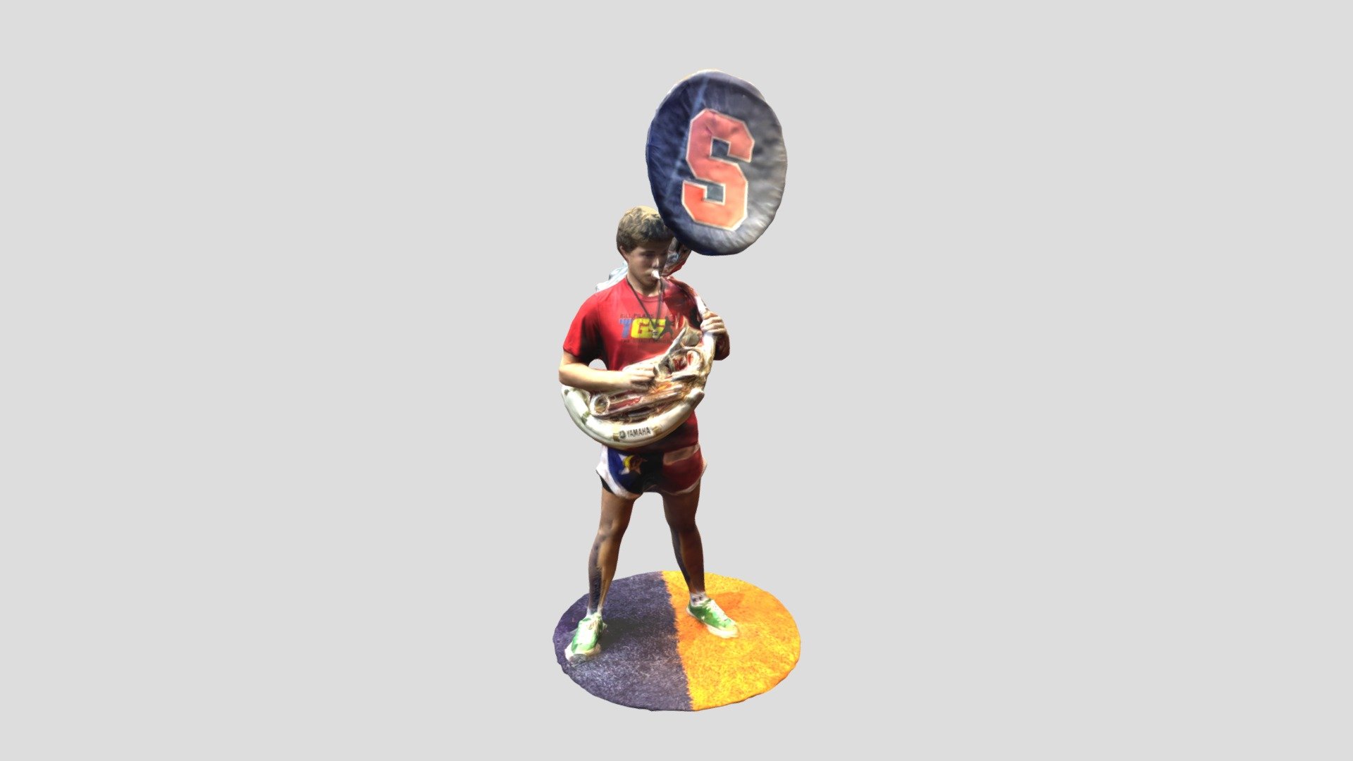Tuba player - Download Free 3D model by Cbrown38 [d24683a] - Sketchfab