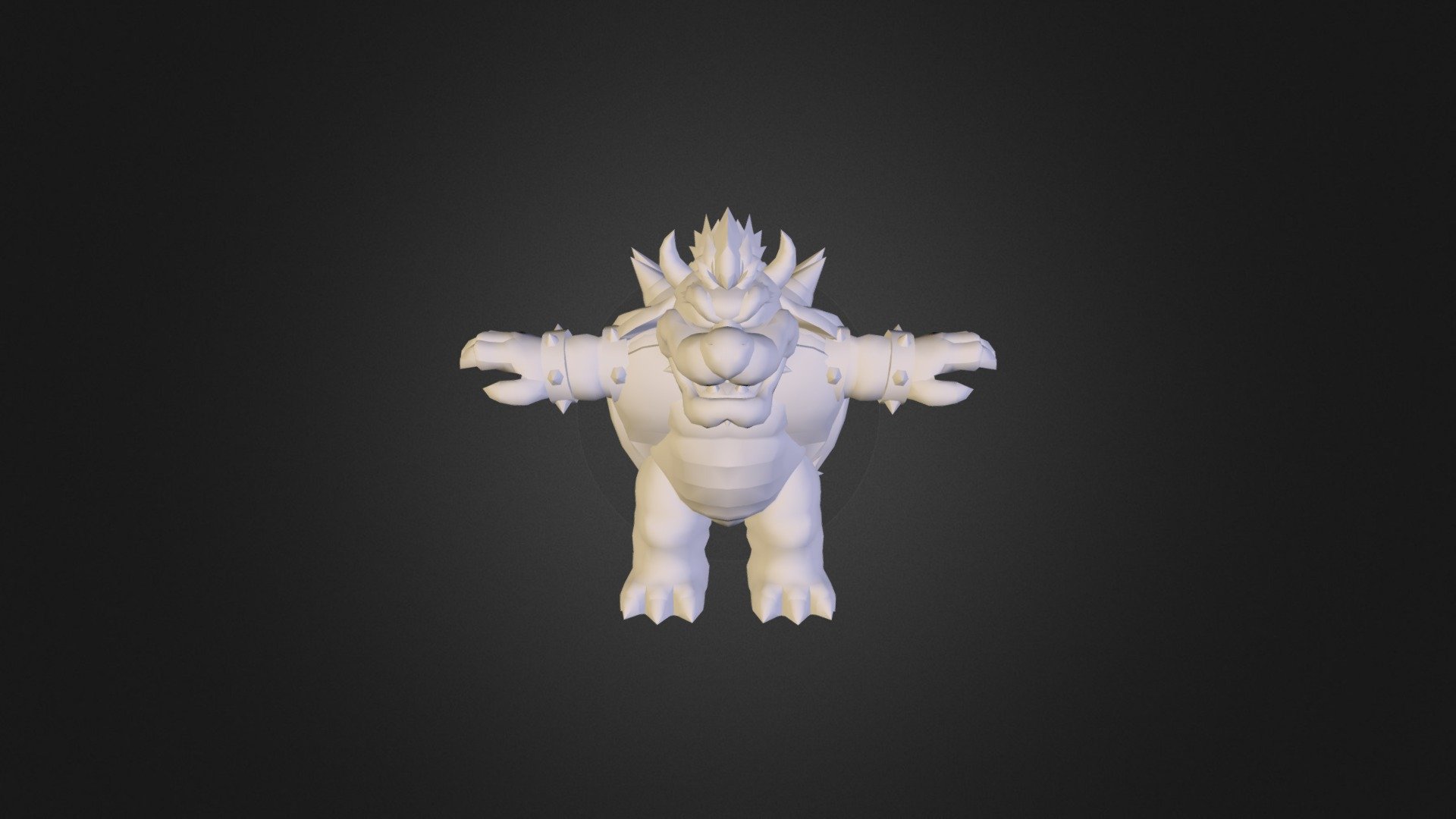 Wii - Super Smash Bros Brawl - Bowser - 3D model by rabbeseking ...
