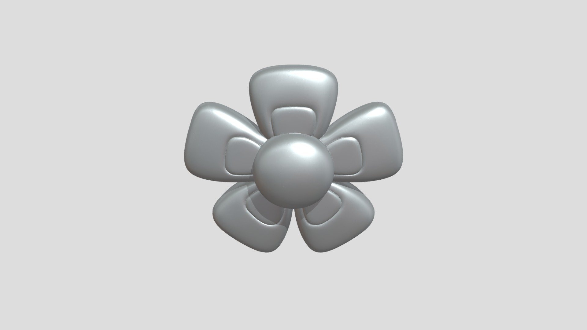 cartoon-style orange flower - 3D model by europa00 [d248d69] - Sketchfab