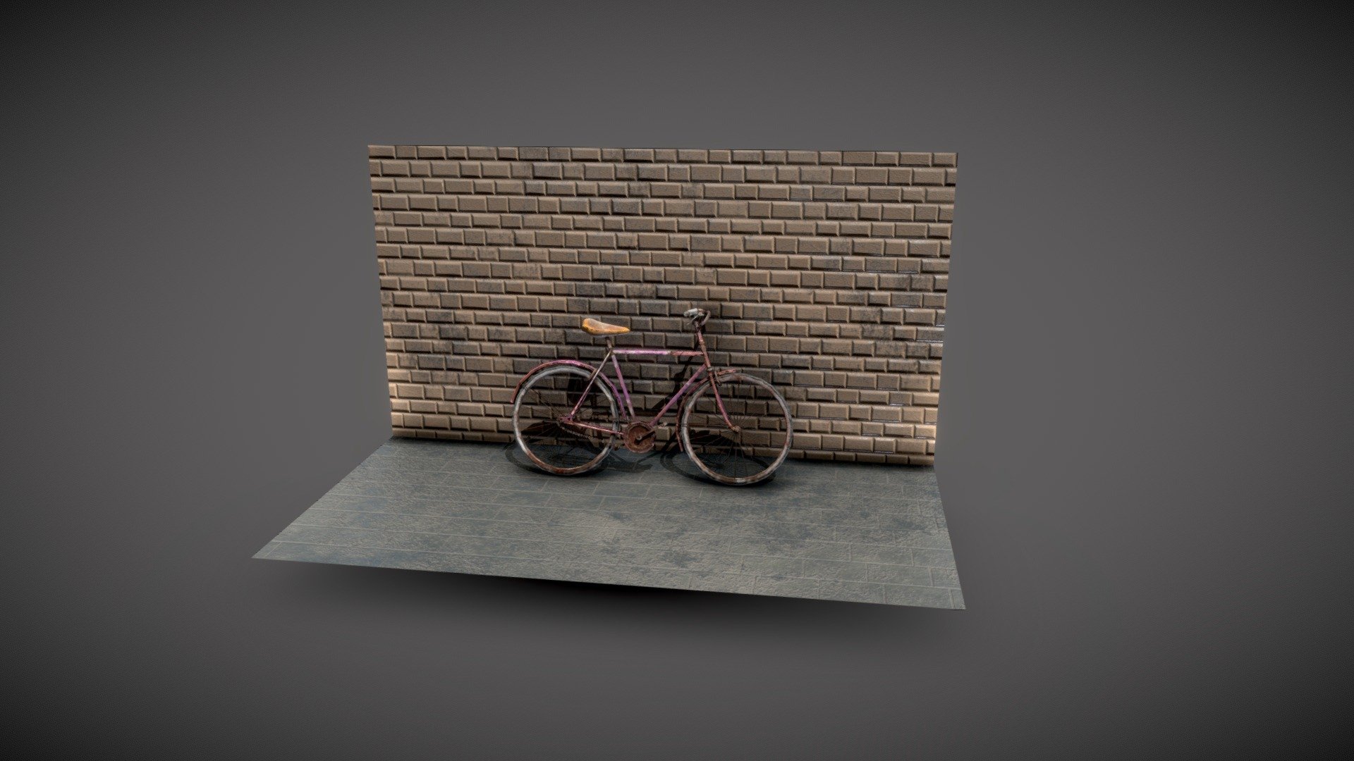Forgotten Bicycle - Buy Royalty Free 3D model by iveliz_art [d249433 ...