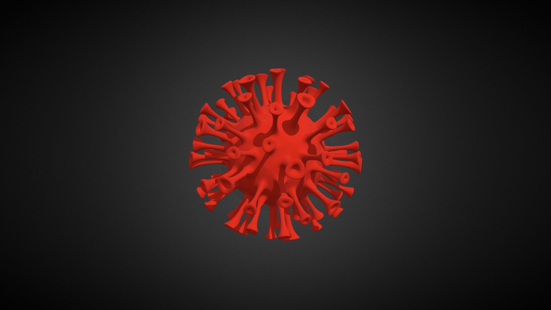 "Detailed 3D Model of the Coronavirus" - Download Free 3D model by ...