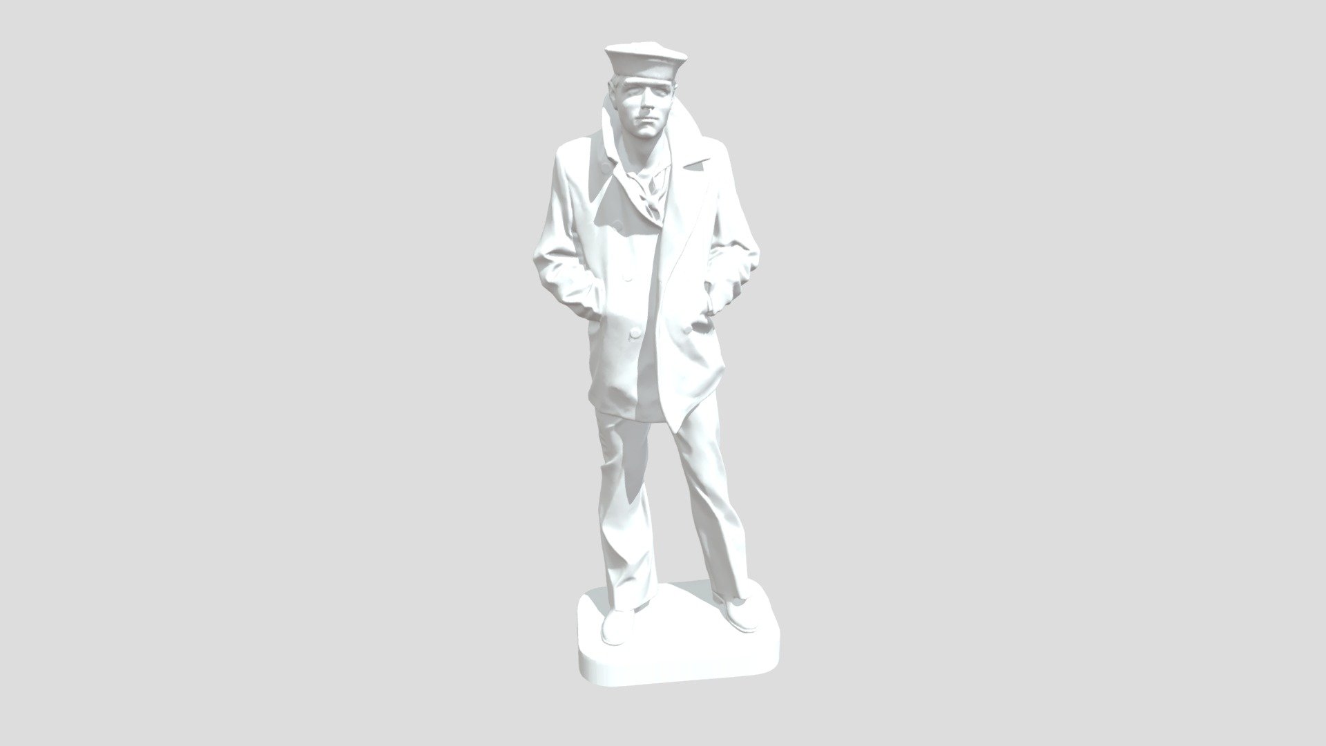 Lone Sailor Memorial - 3D model by rapid3d4service [d24a8b5] - Sketchfab