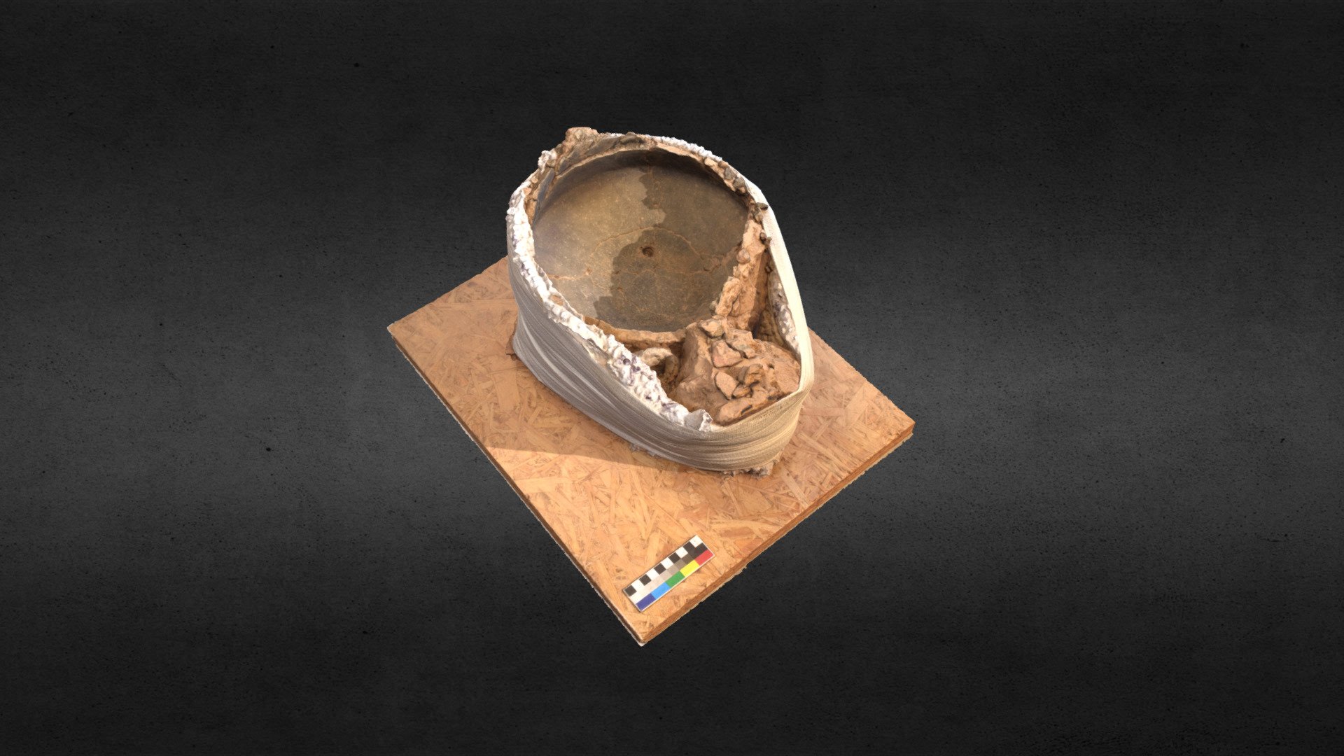 ZAV JAROMĚŘ - Žárový hrob 2 - 3D model by Centre of field archaeology ...