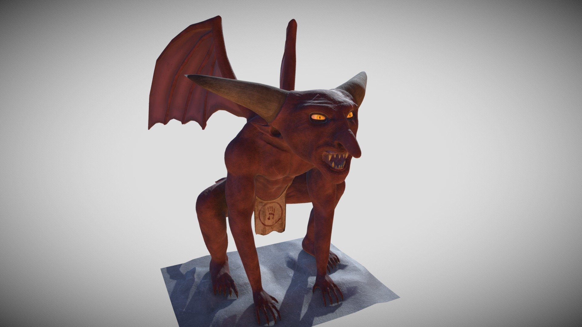 Gargoyle - 3D model by raulcb [d24db69] - Sketchfab