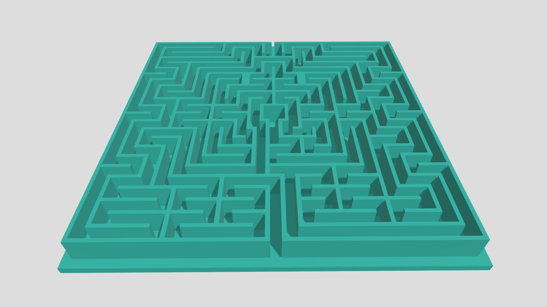 Maze 03 - 3D Printable - 3D model by B-Project [d24ead9] - Sketchfab