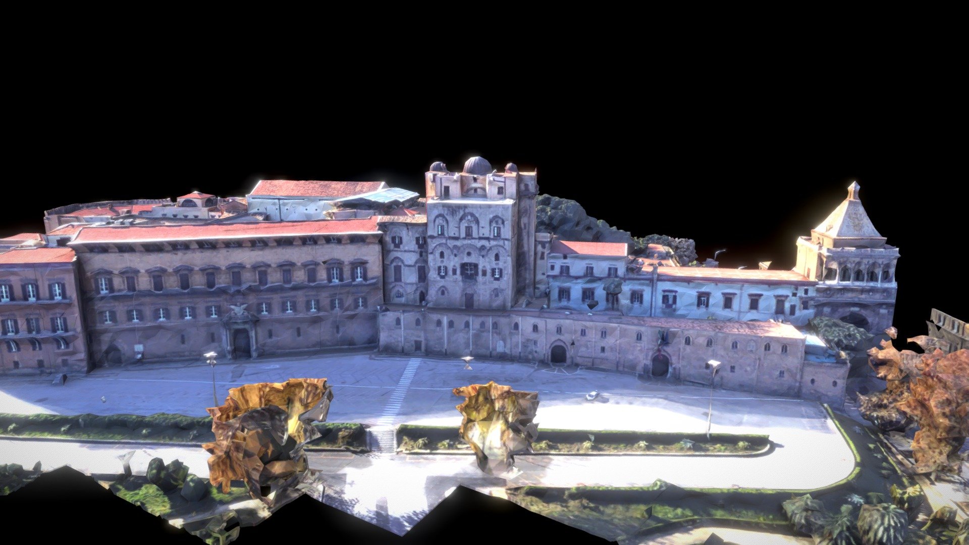 Palazzo Reale / Osservatorio Astronomico Palermo - Download Free 3D ...
