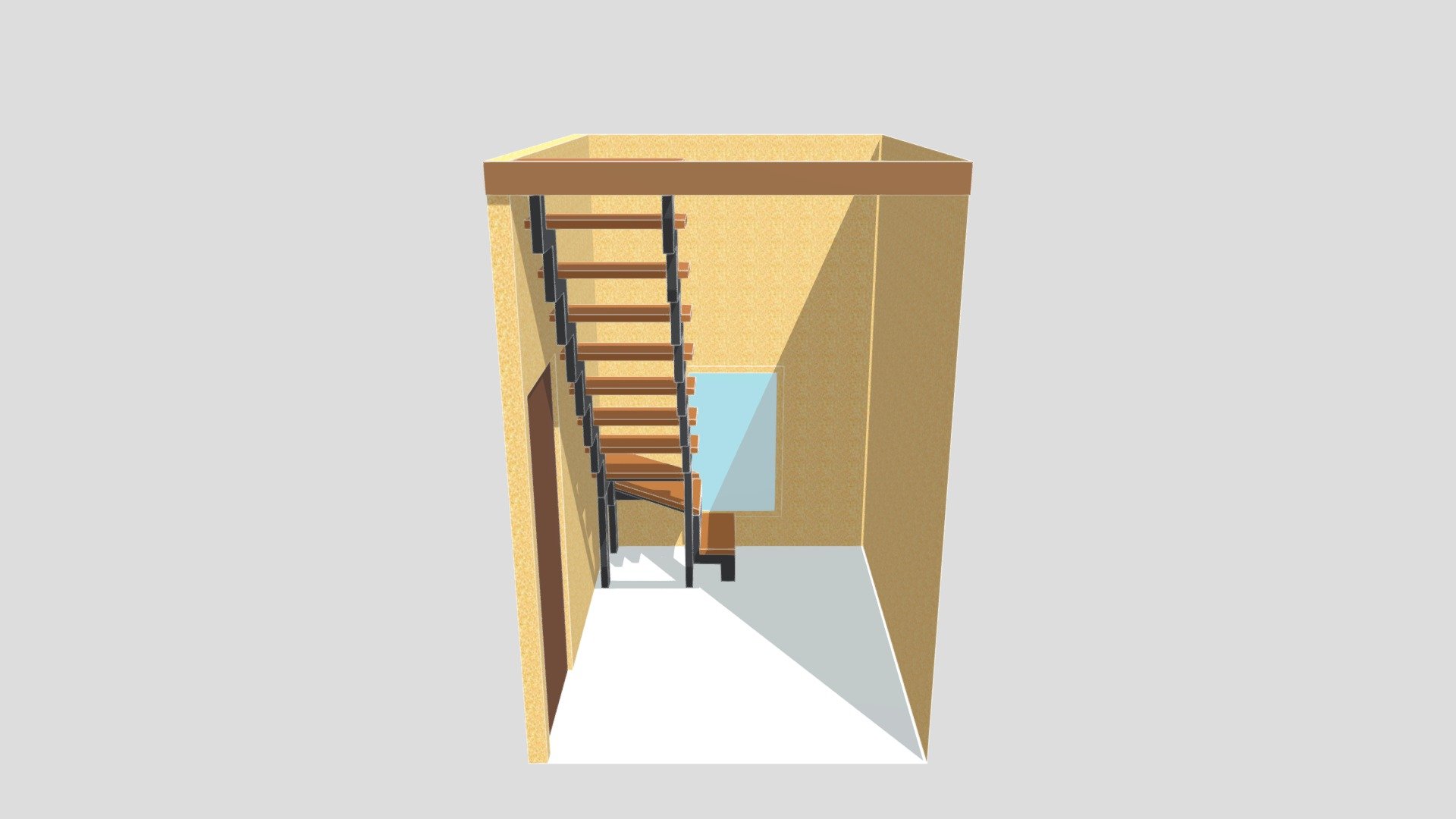 Лестница - 3D model by dimasik152 [d250ea7] - Sketchfab