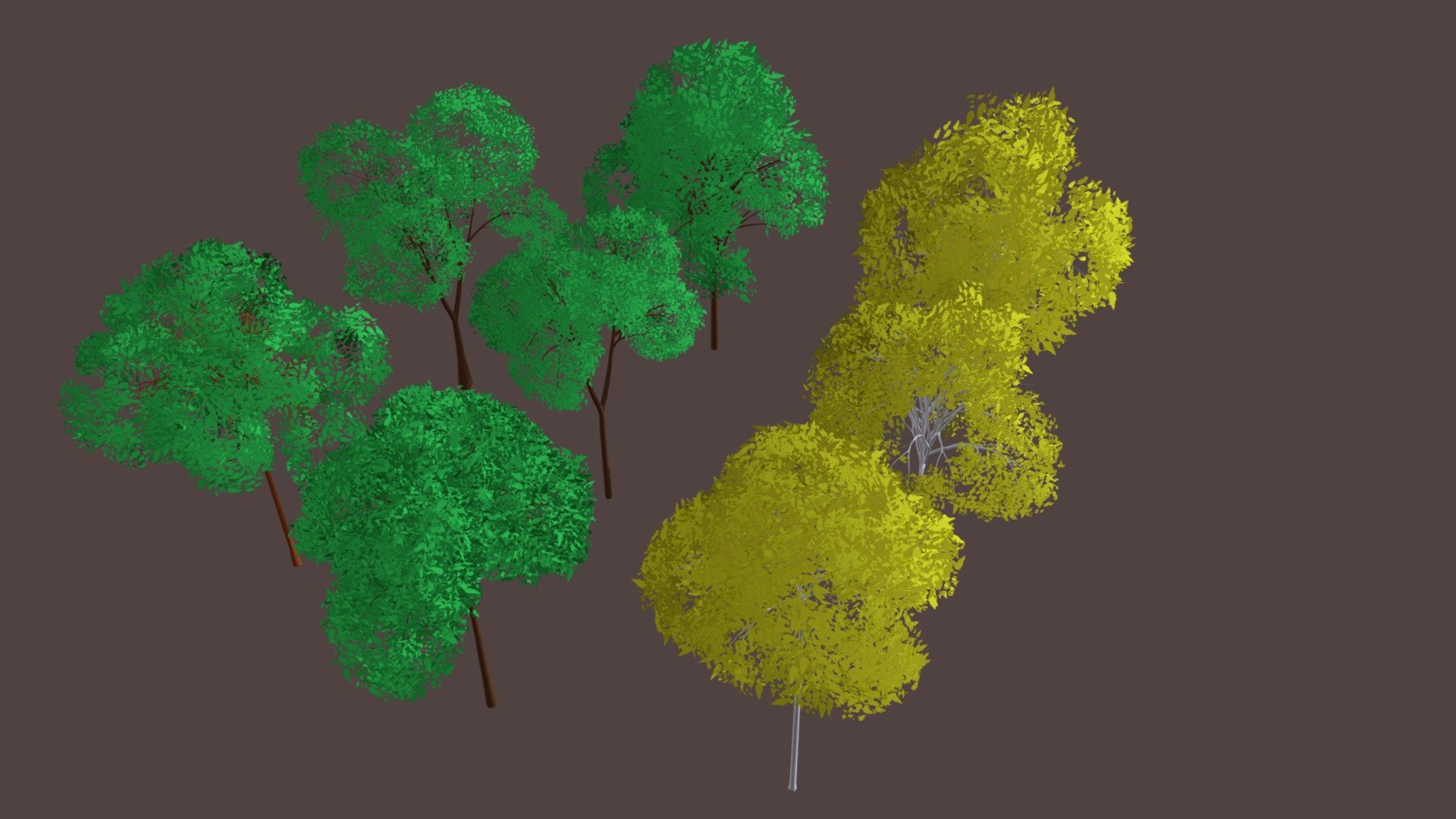 Tree Pack - 3D model by Ozkan (@Oscarto) [d254ee7] - Sketchfab