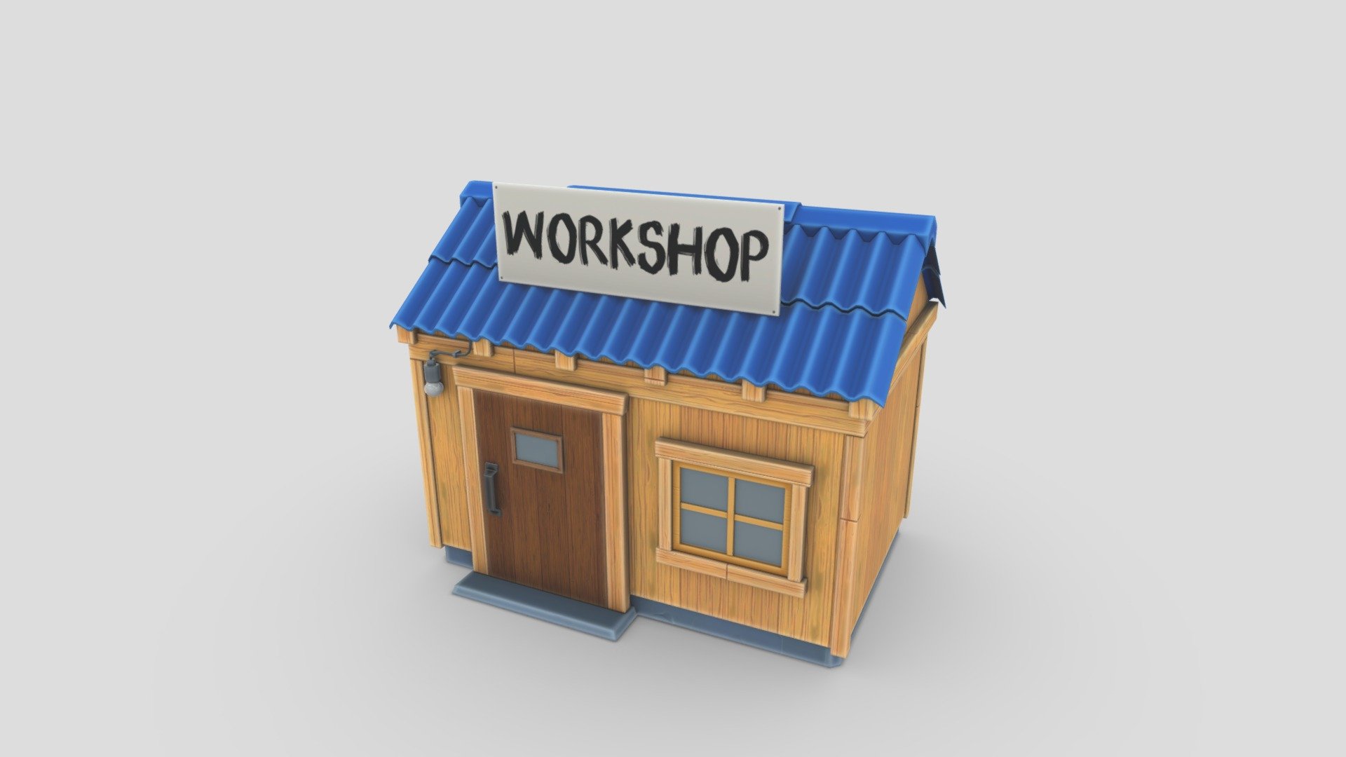 Stylized Workshop Building - Buy Royalty Free 3D model by Alvin Suen ...