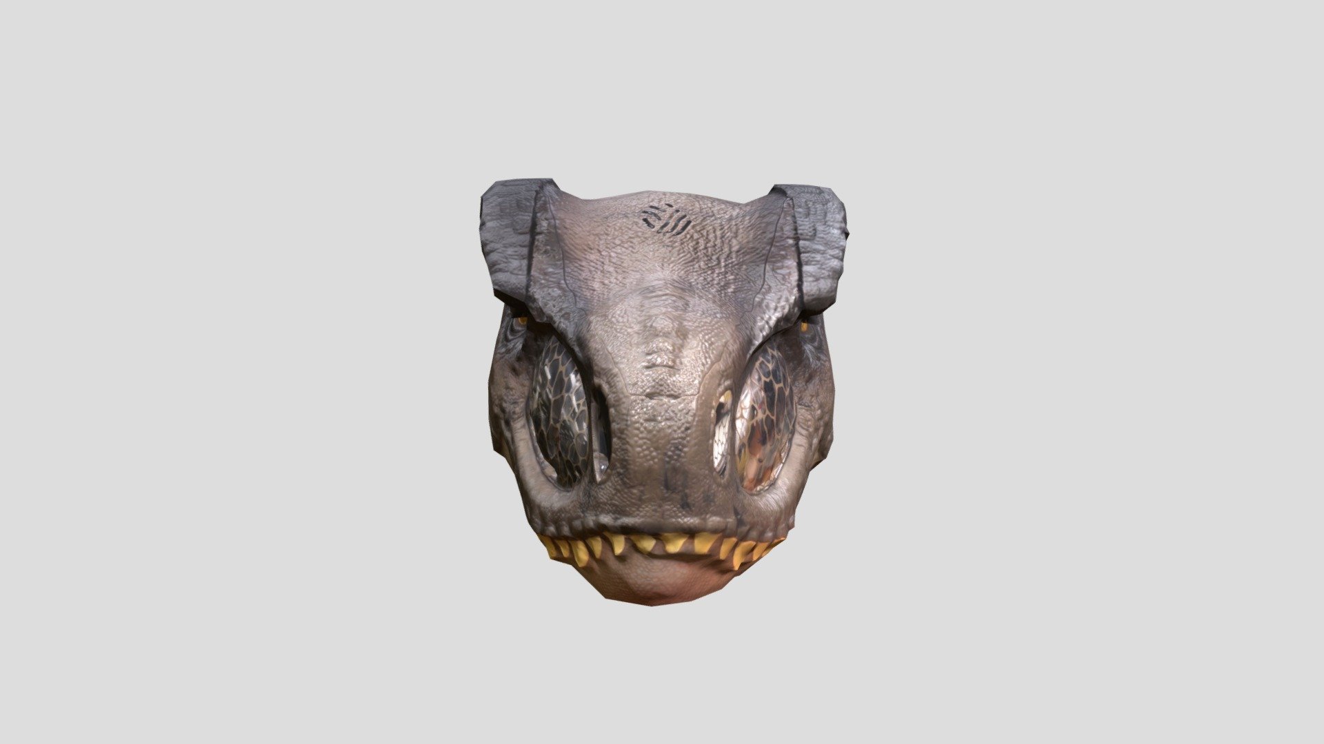 Tyrannosaurus Rex (Chomp N'Roar) Mask - Download Free 3D model by David ...
