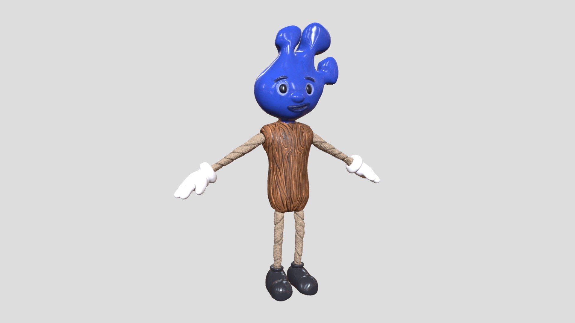 Paint Head Character - 3D model by kaitlyng [d258691] - Sketchfab