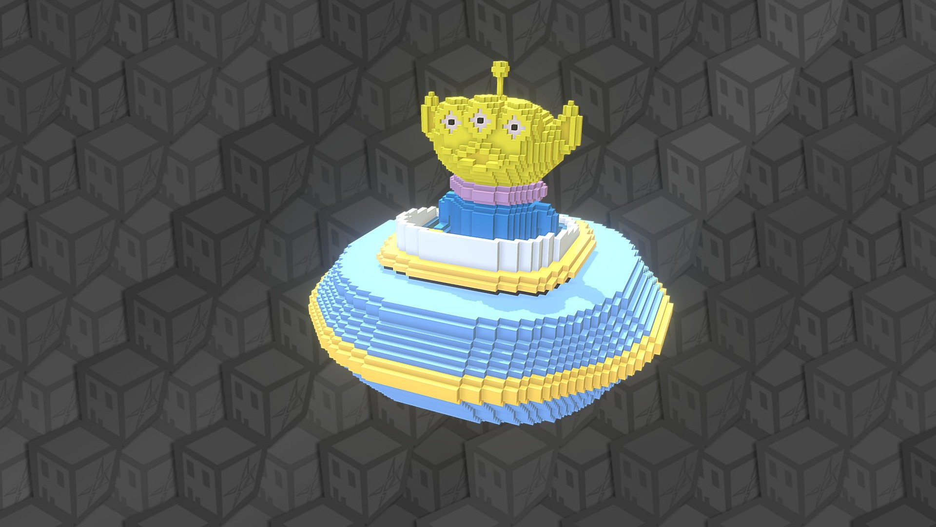 alien_saucer - 32bits - 3D model by zachrywilsn | nullblox ...