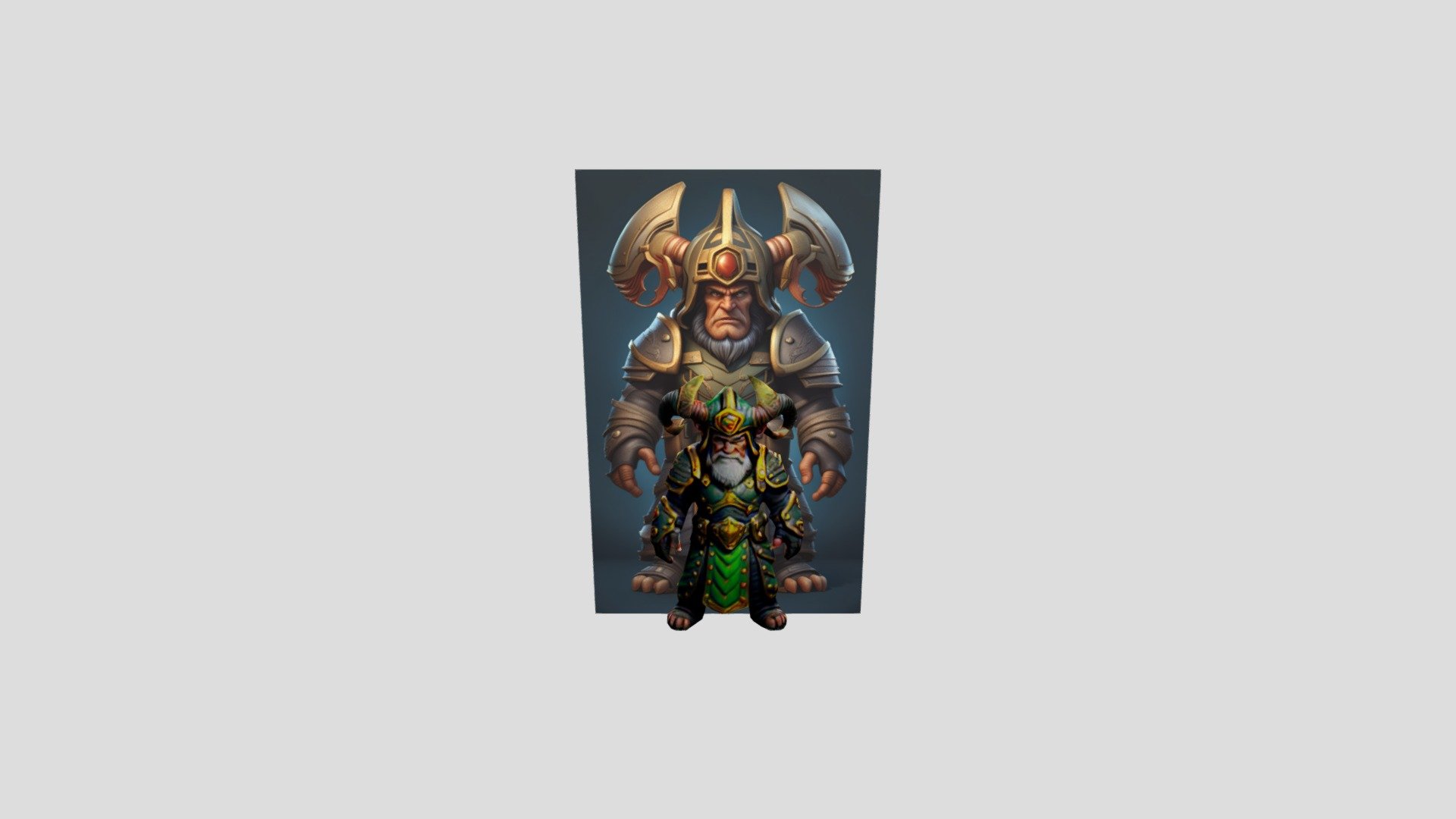 "Fierce Orc Warrior in Armor" A fierce orc wa - Download Free 3D model ...