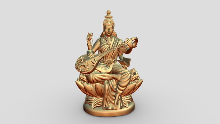 Saraswati 3d Models Sketchfab