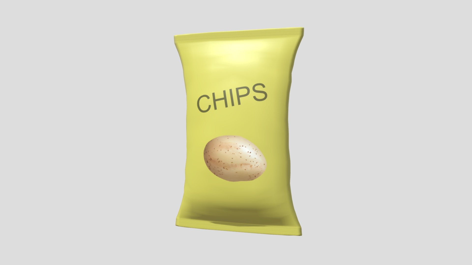 Chip Bag - Buy Royalty Free 3D model by Ed+ (@EDplus) [d25c198 ...