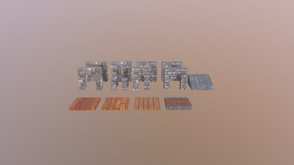 Fantasy Walls and Floors 2 - Download Free 3D model by Théo Lerbeil ...