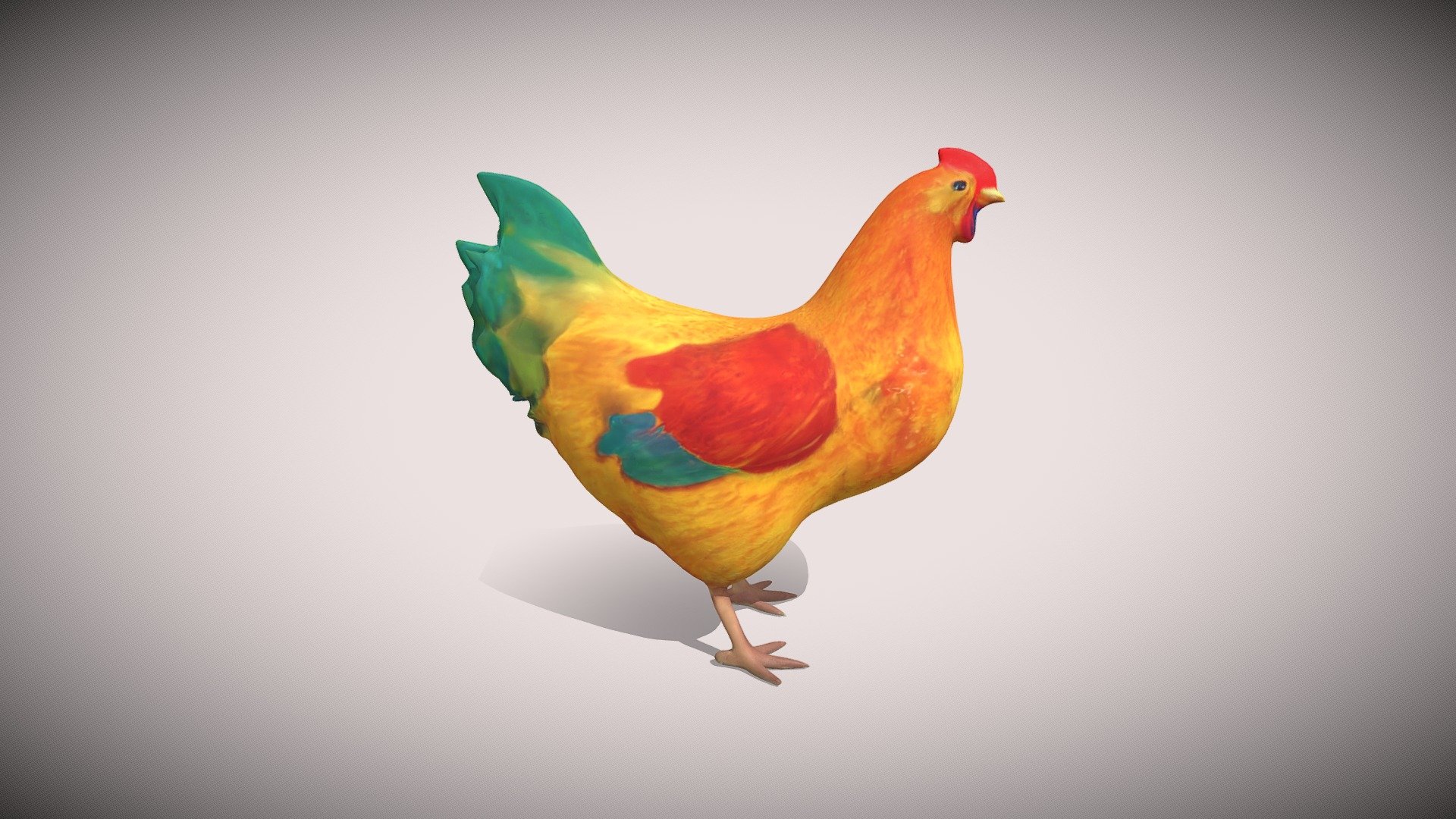 chicken - Download Free 3D model by MadInModels [d25f790] - Sketchfab