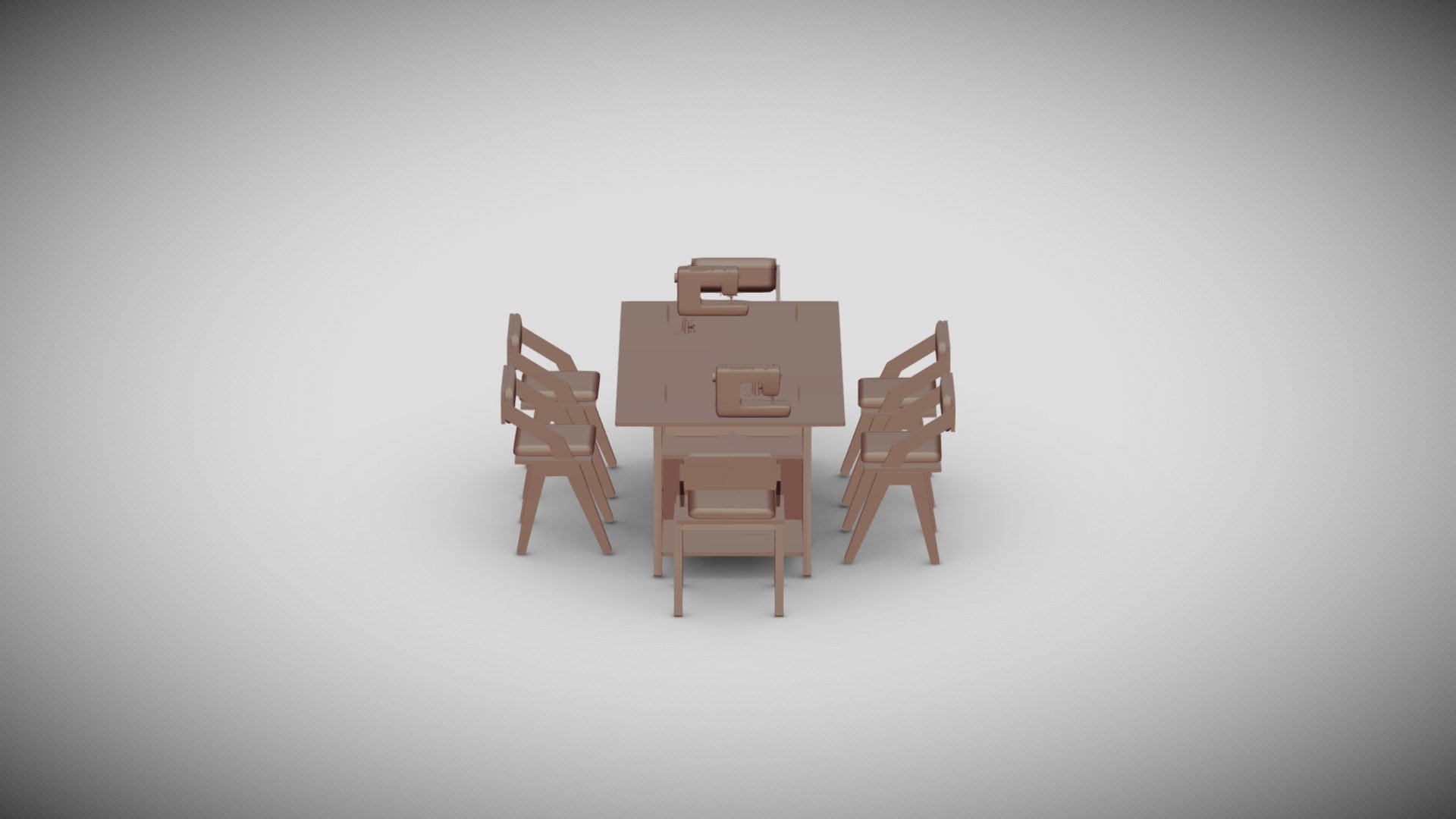 SEWING TABLE - 3D model by Maria.Claudia [d25fa45] - Sketchfab